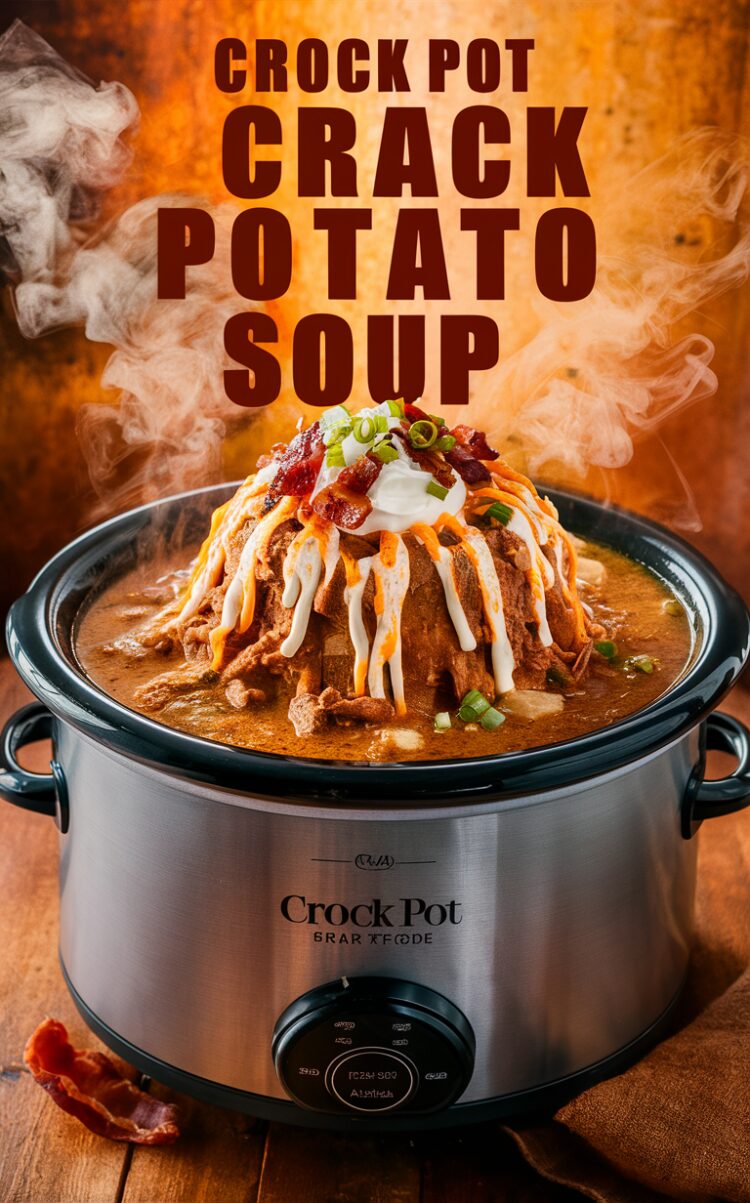 Crock Pot Crack Potato Soup Recipe - Nutrify Recipe Blog
