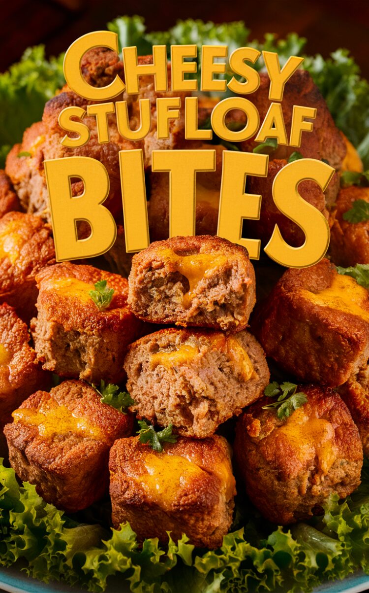 Cheesy Stuffed Meatloaf Bites Recipe - Nutrify Recipe Blog